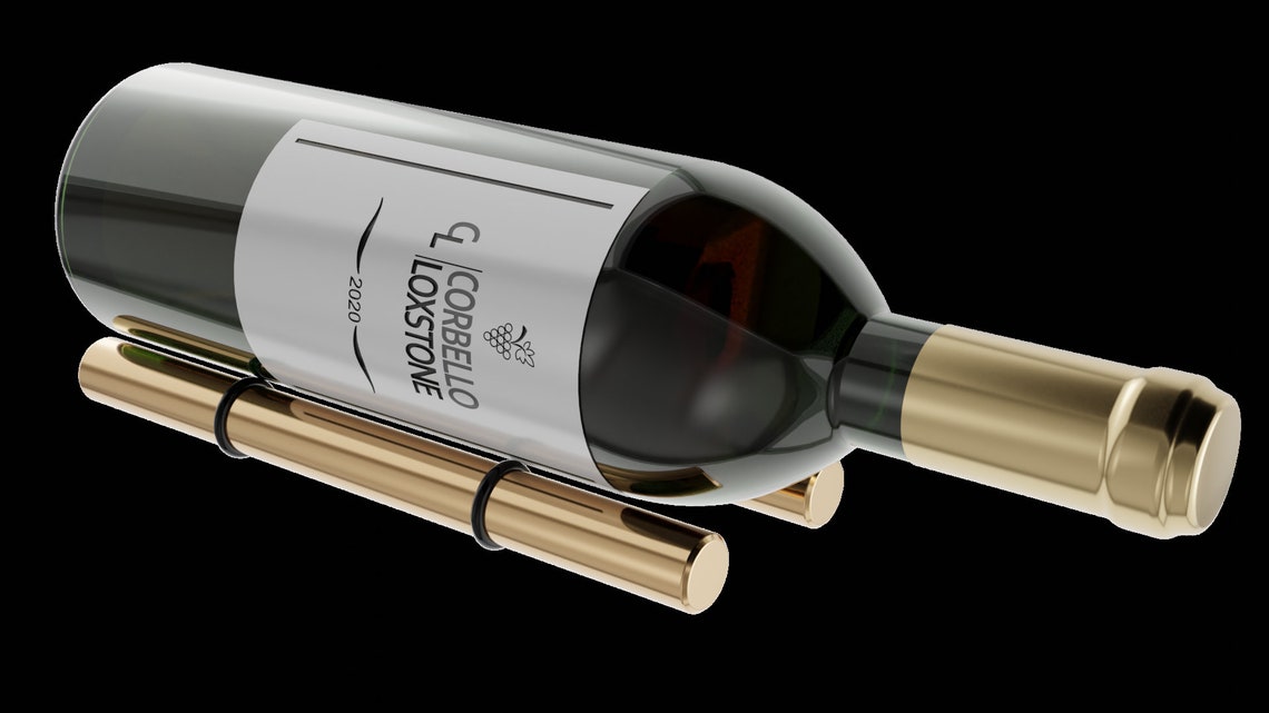 Ponteland Wine Storage Pins, Brass, Wine Rack Display, Wine Wall Design ...