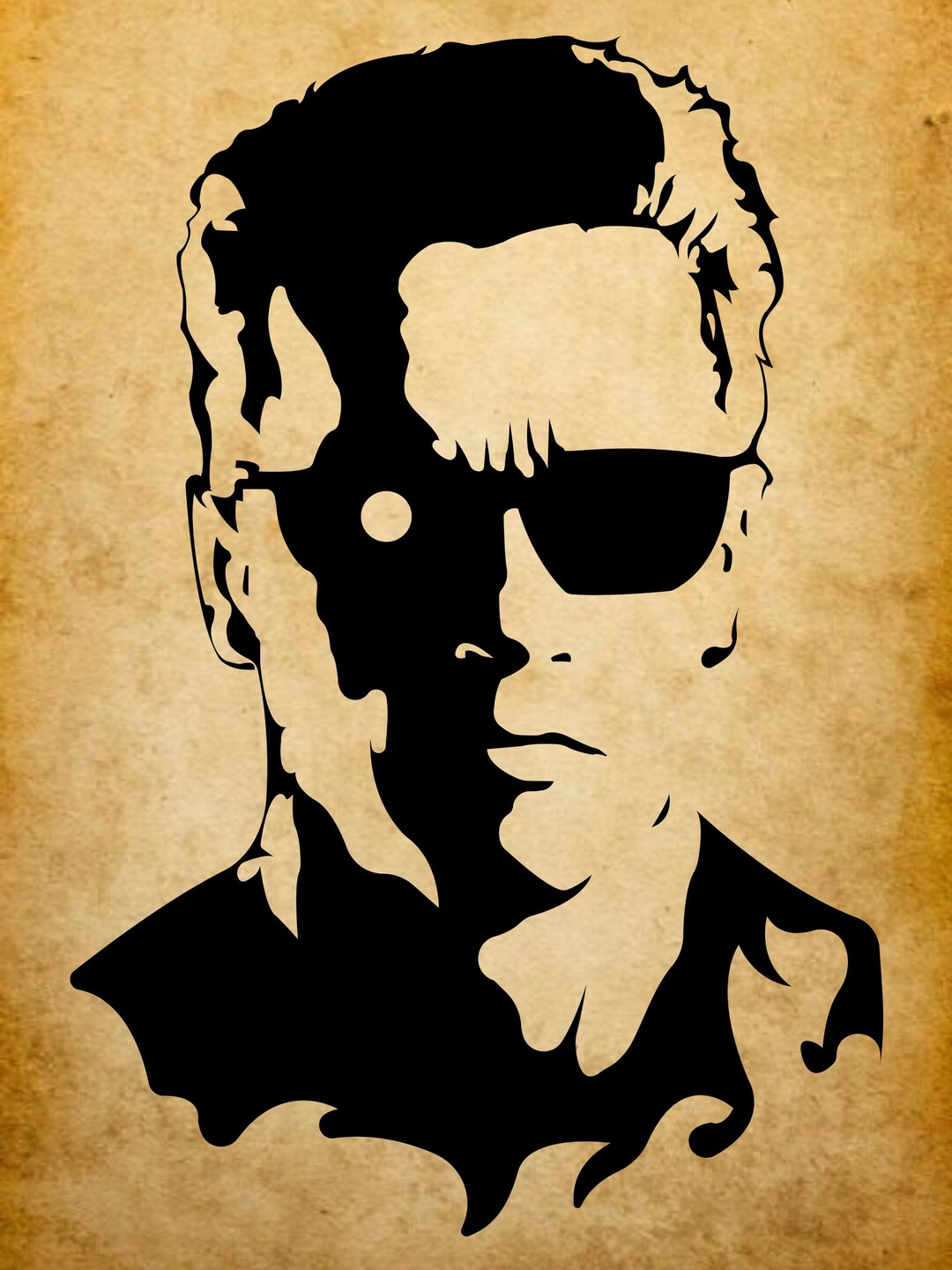 Terminator 2 SVG /arnold Schwarzenegger / Cut Files for Cricut ...