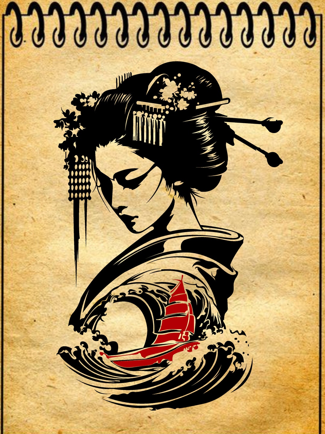 Japanese Clip Art/geisha SVG / Cut Files for Cricut / Download Clipart ...