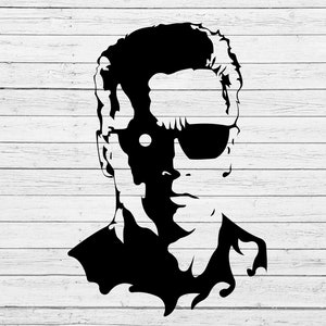 Terminator 2 SVG /arnold Schwarzenegger / Cut Files for Cricut - Etsy