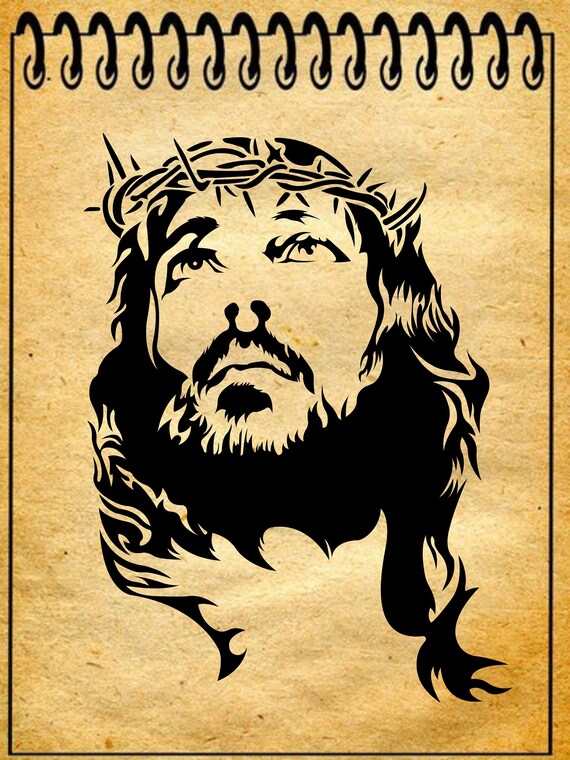 Jesus Stencil Face