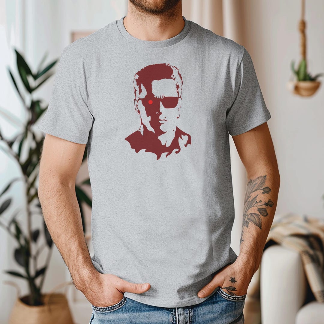 Terminator T Shirt,the Terminator Endoskeleton Art T-shirt, Movie ...