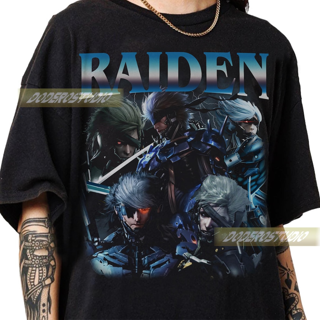 Limited Raiden Metal G Rising Revengeance Japanese Gaming Vintage Shirt ...