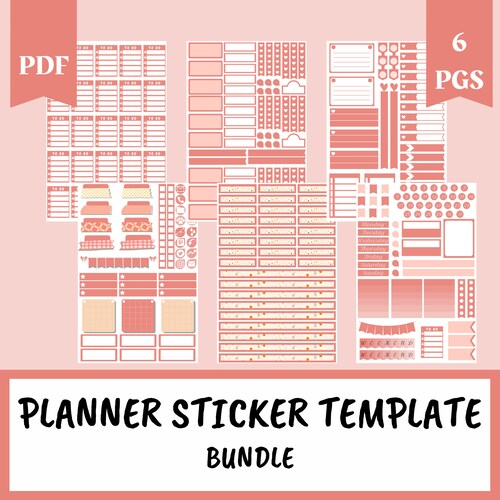 Canva Digital Stickers Template Created in Canva Instant - Etsy