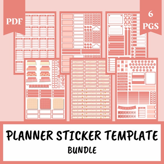 Canva Digital Stickers Template Created in Canva Instant - Etsy