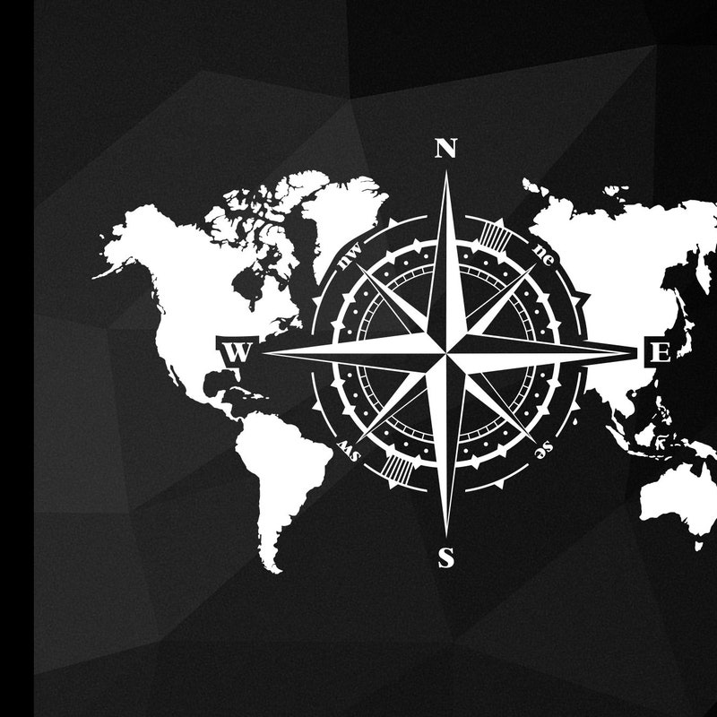 World Decal - Etsy