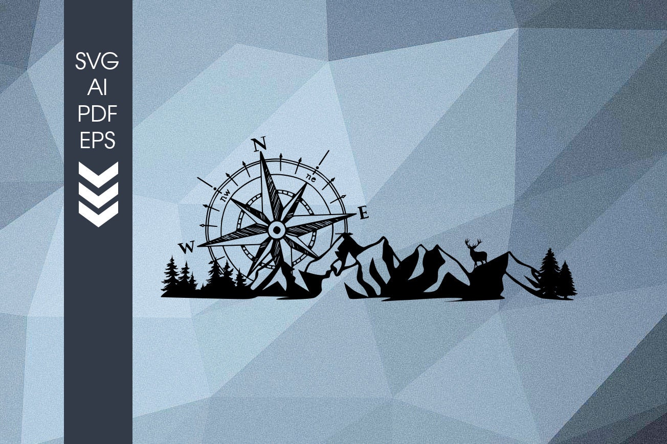 Compass SVG, PDF, EPS, Svg Files for Cricut,cuttable Cricut Digital ...