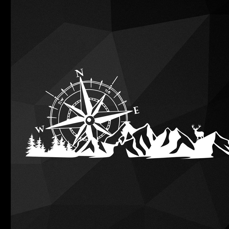 Compass Decals - Etsy