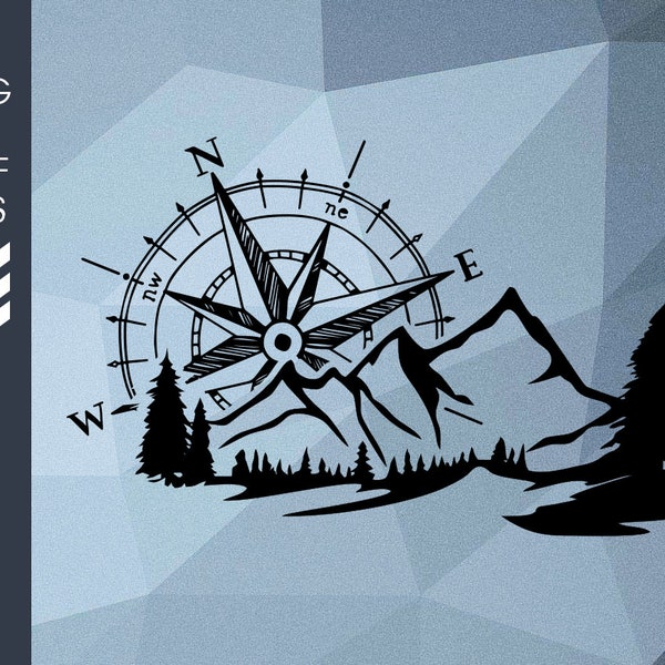 Compass Svg - Etsy