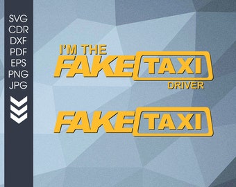 Fake Taxi Logo - Etsy UK