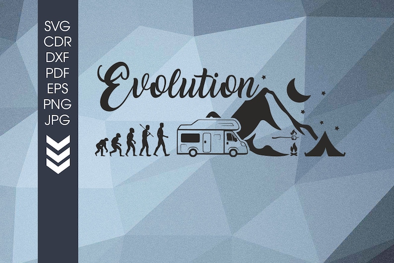 Evolution SVG, PDF, EPS, Svg Files for Cricut,cuttable Cricut- Digital ...