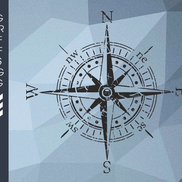 Compass Svg - Etsy