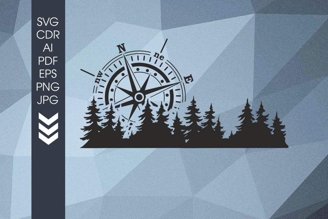 Compass and Mount SVG Cut Files for Cricut (digital Download) - Etsy