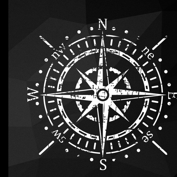 Compass Decal - Etsy