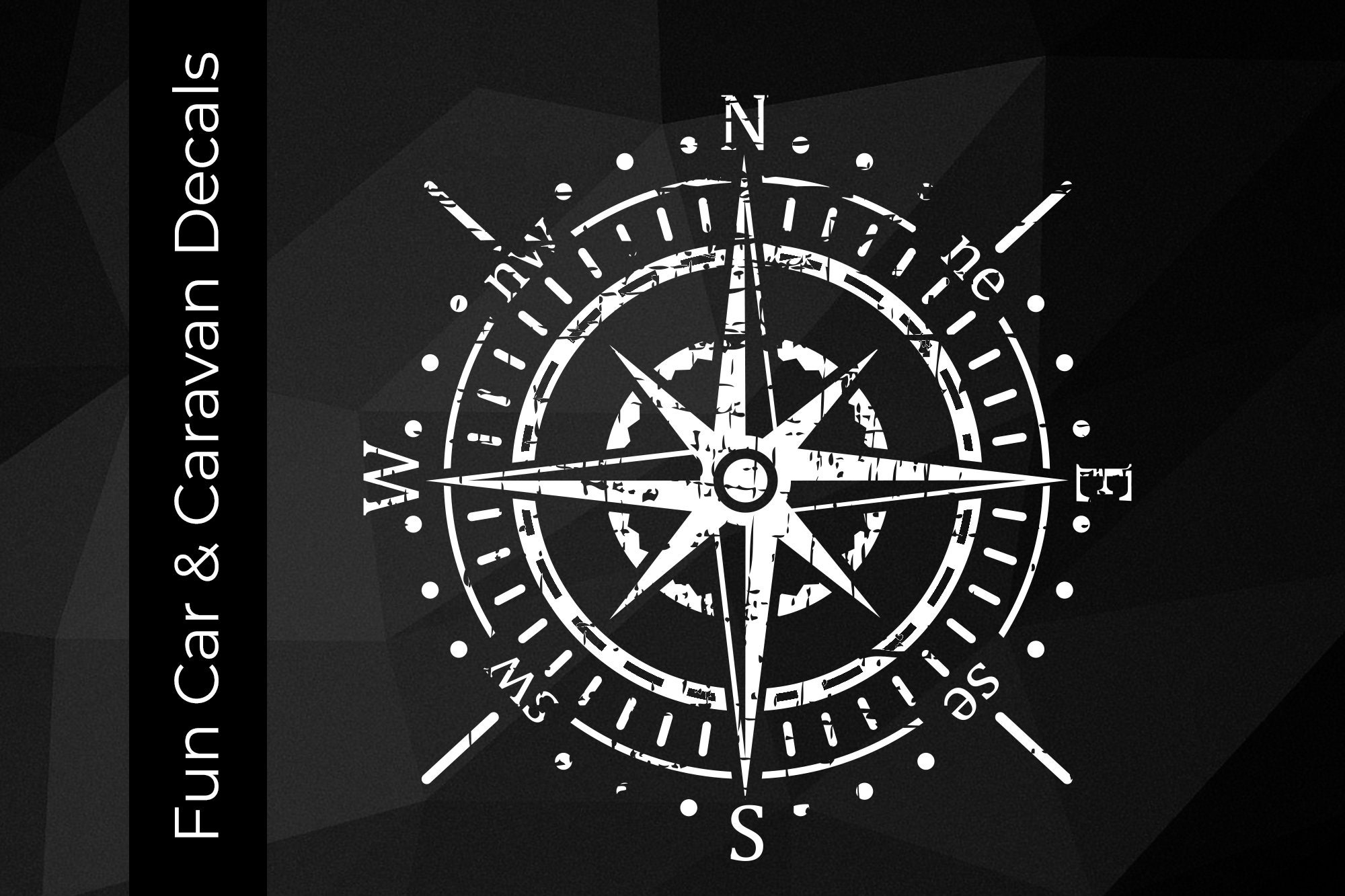 Compass Vinyl Decal, Compass Vinyl Sticker - Etsy