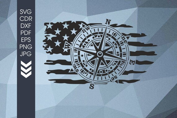 Compass SVG PDF EPS Svg Files for Cricutcuttable Cricut - Etsy
