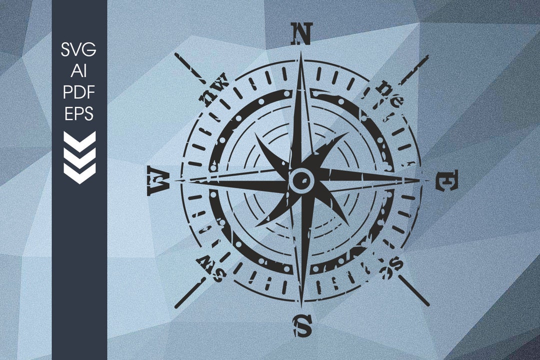 Compass SVG, PDF, EPS, Svg Files for Cricut,cuttable Cricut- Digital ...