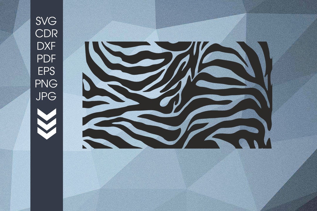 Zebra Print Pattern: SVG, PDF, EPS Files for Cricut - Etsy