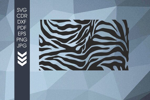 Zebra Print Pattern SVG PDF EPS Svg Files for Cricut Zebra - Etsy