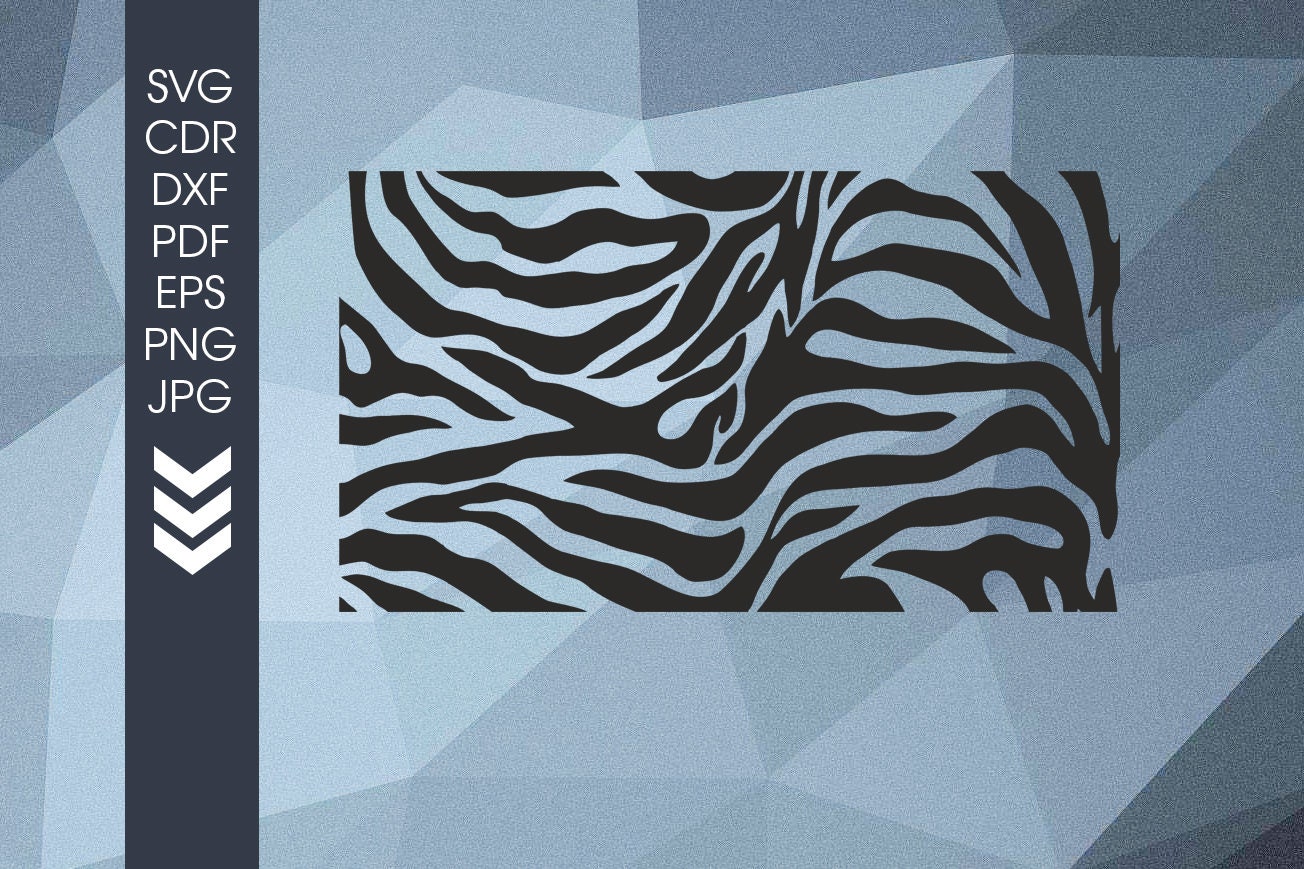 Zebra Print Pattern SVG, PDF, EPS, Svg Files for Cricut, Zebra Print ...