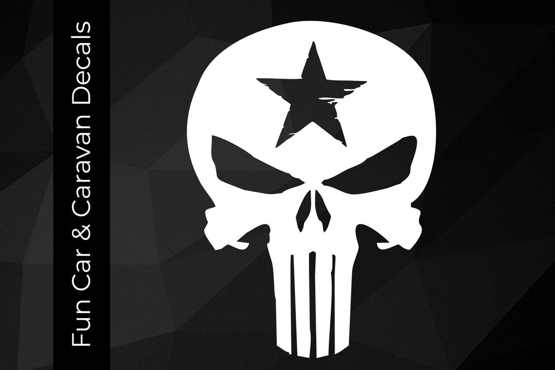 Punisher Vinyl Decal, Punisher Vinyl Sticker, Punisher Car Decal - Etsy