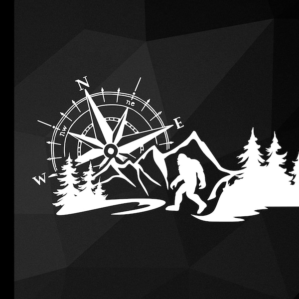 Compass Decal - Etsy