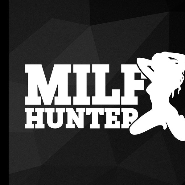 Milf Hunter Stickers for Car - Etsy