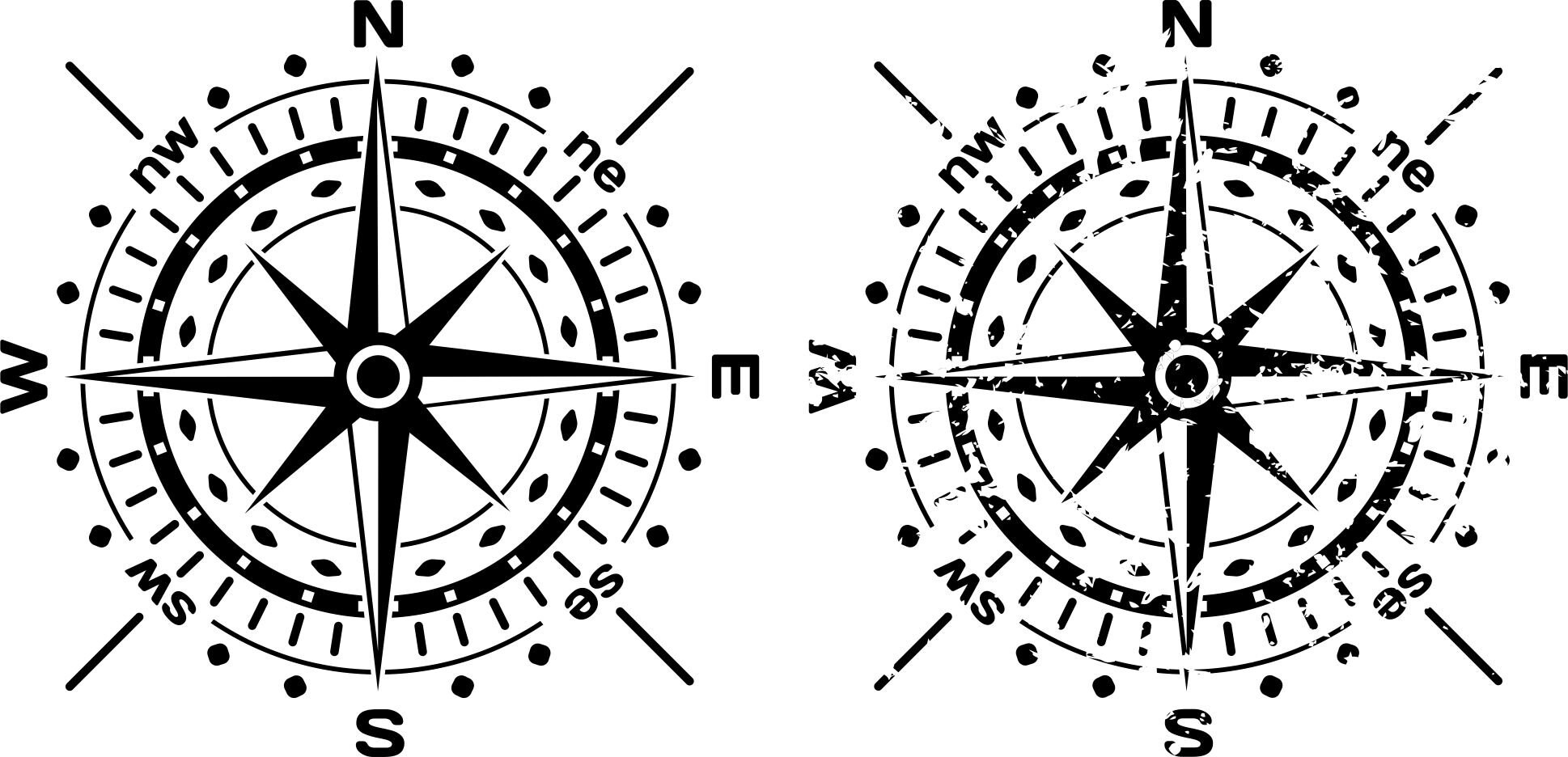 Compass SVG, PDF, EPS, Svg Files for Cricut,cuttable Cricut Digital ...
