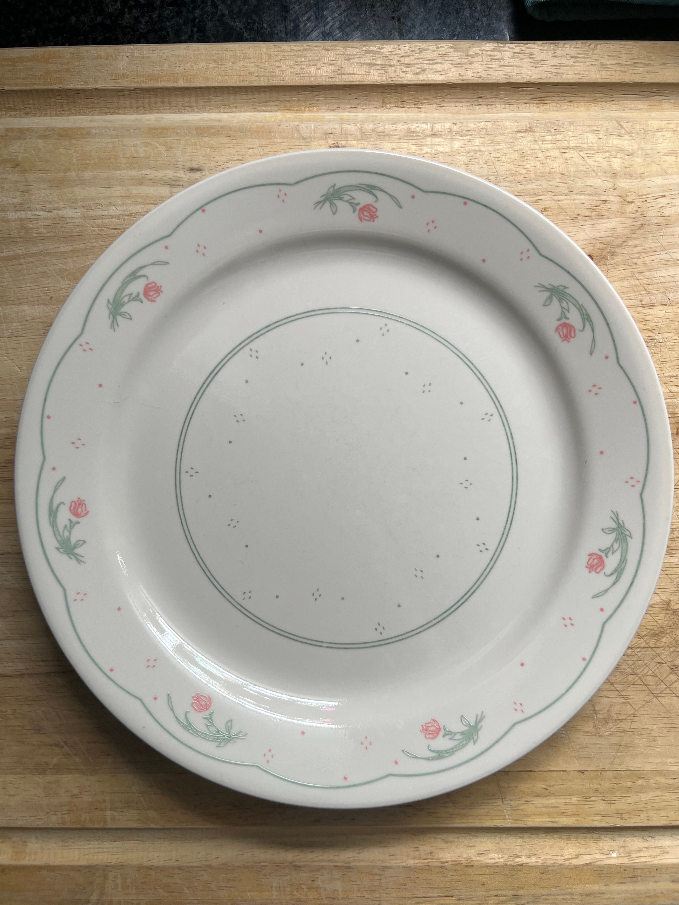Vintage Corelle by Corning Calico Rose Set of 5 Dinner Plates - Etsy