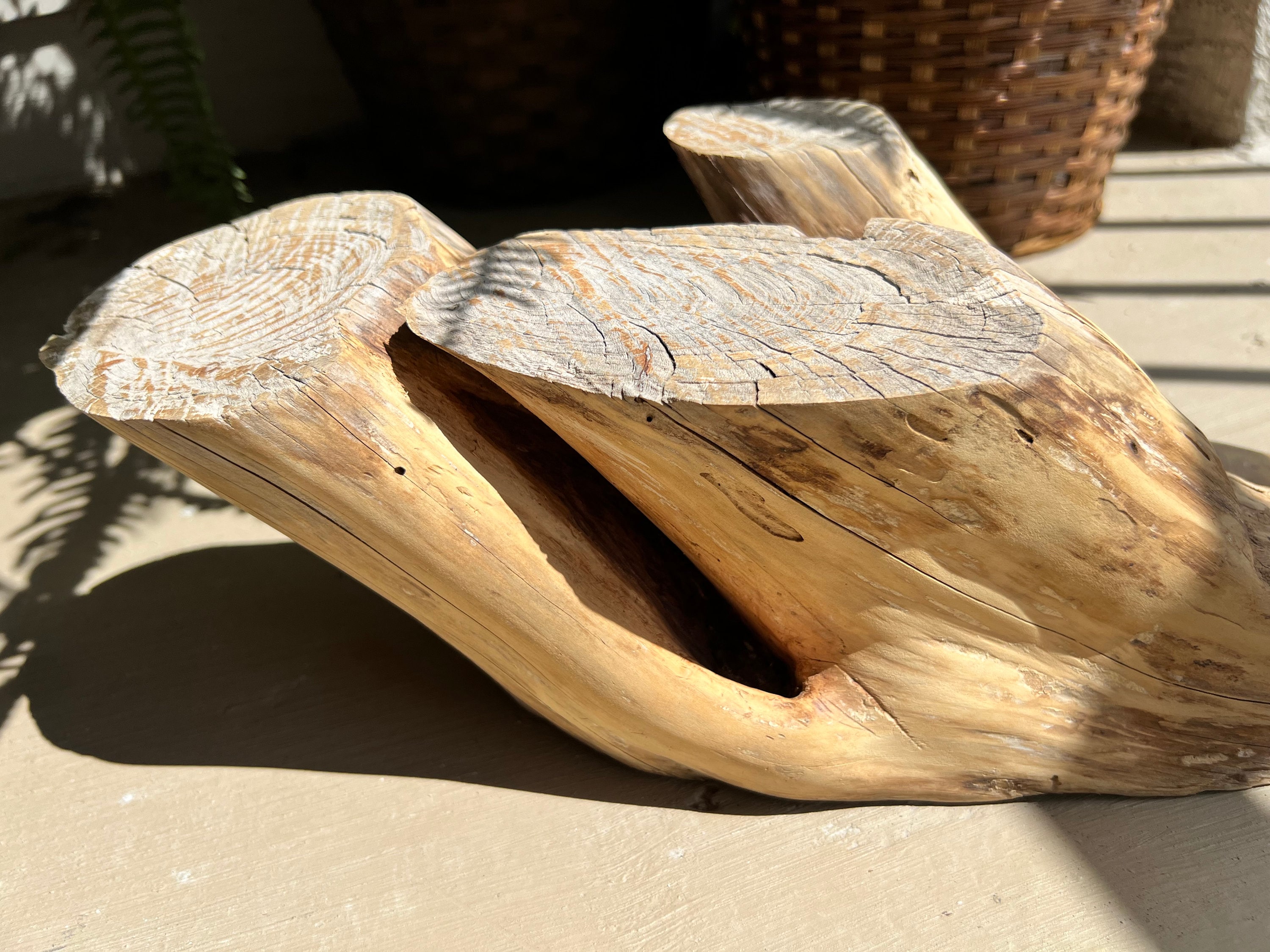 Real Wood Tree Stump (cedar) - Etsy