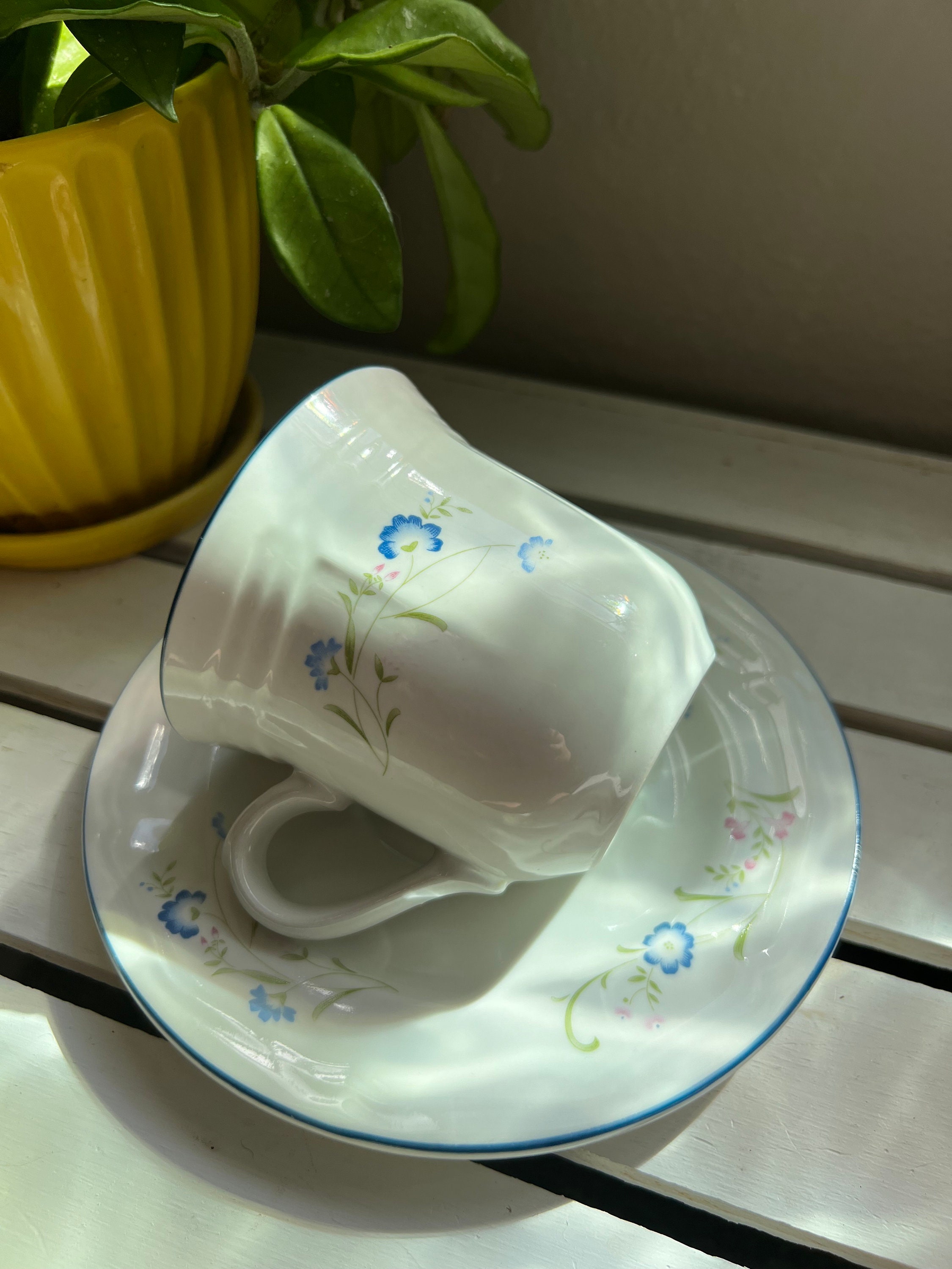 Shades Crest Genuine Floral Stoneware 14 Piece Dinner Set - Etsy