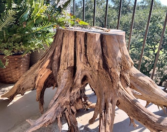 Real Wood Tree Stump (cedar) - Etsy