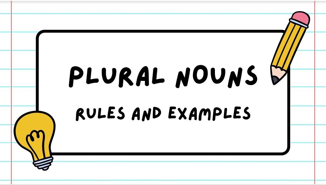 Plural Nouns Rules & Examples | Colorful Grammar Lesson PDF - Etsy