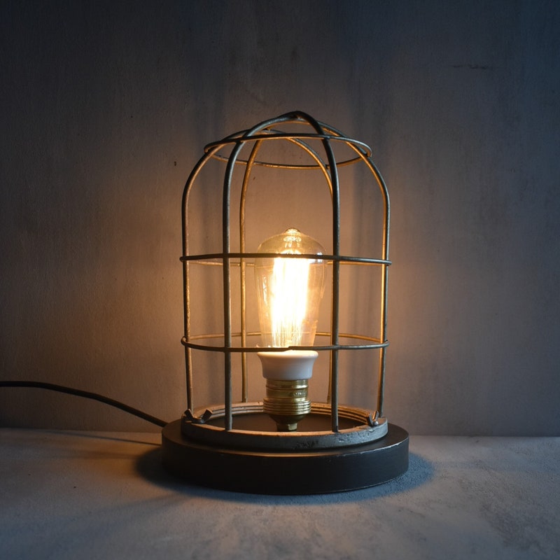 Cage Lamp - Etsy