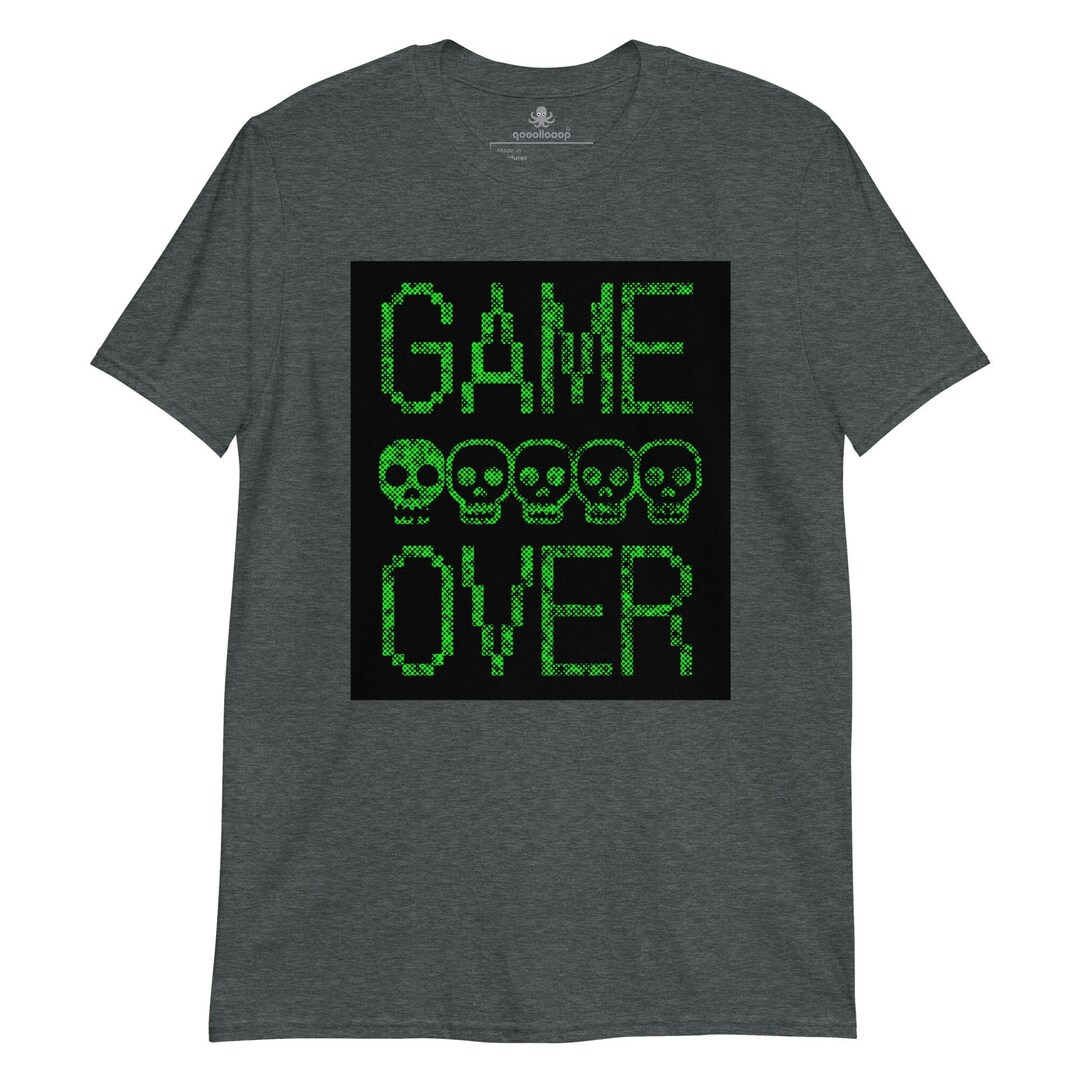 Game Over Short-sleeve Unisex Soft Style T-shirt - Etsy