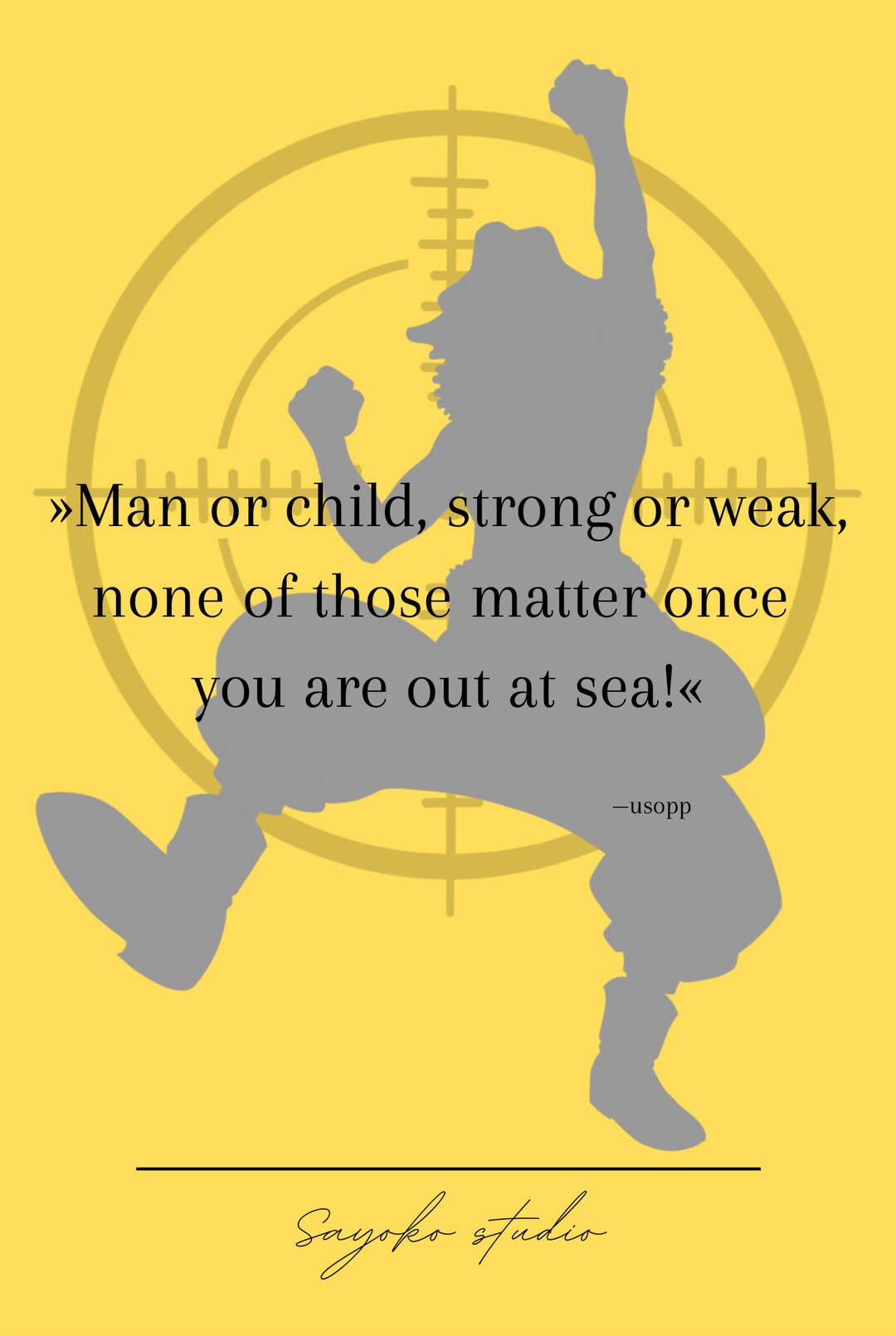 ONE PIECE - Usopp Quote - Etsy