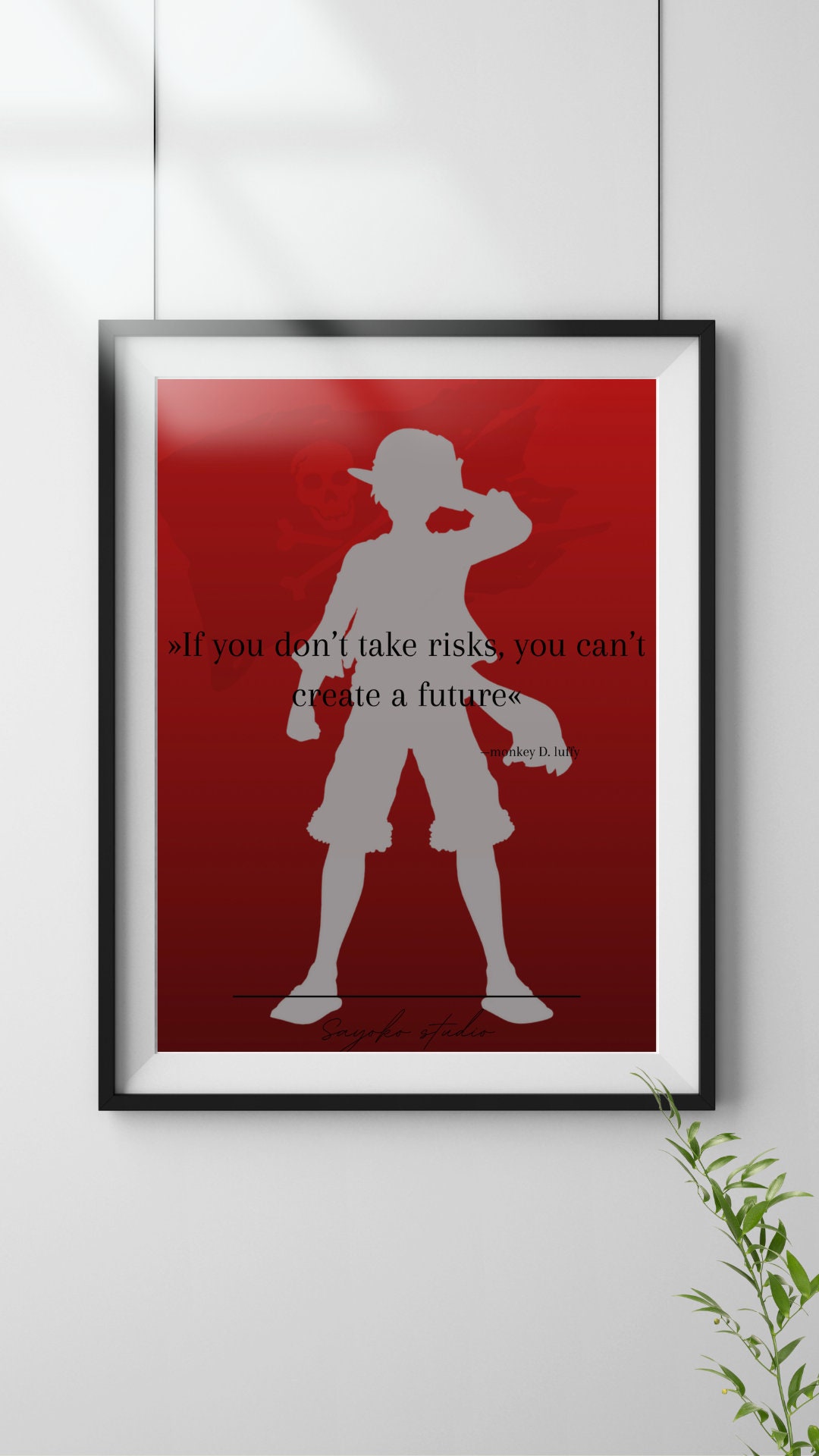 ONE PIECE - Luffy Quote - Etsy