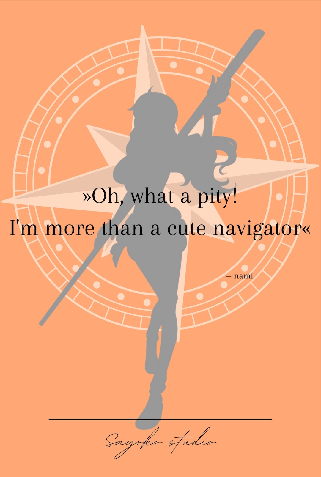 ONE PIECE - Nami Quote - Etsy