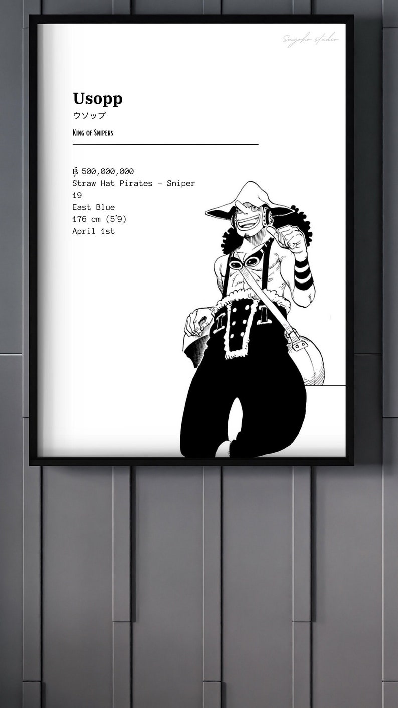 Usopp - One Piece - Etsy