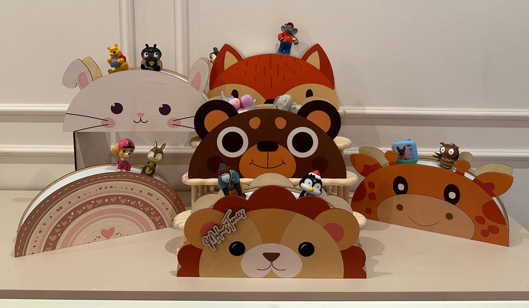 Magnetic Wooden Tonie Shelf | Storage for Tonie Figures | Personalized ...