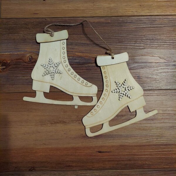 Decorated Ice Skates - Etsy