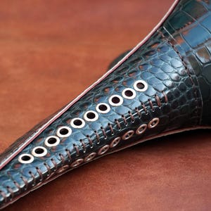 Handcrafted Crocodile Leather Plague Doctor Mask Stylish Sunglasses ...