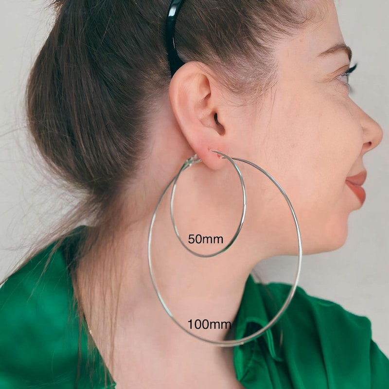 Big Round Earrings - Etsy