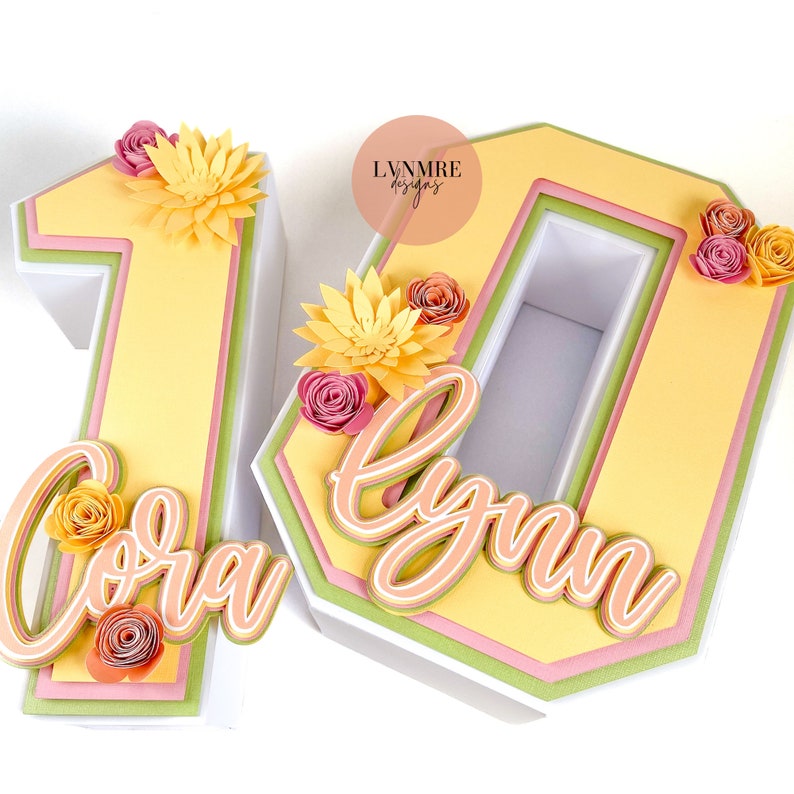 Custom 3D Numbers Personalized 3D Numbers 3D Numbers Room - Etsy