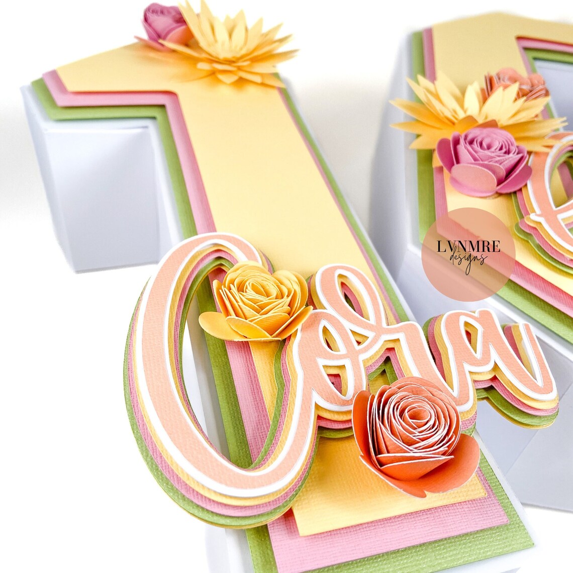 Custom 3D Numbers, Personalized 3D Numbers, 3D Numbers Room Decor, 3D ...