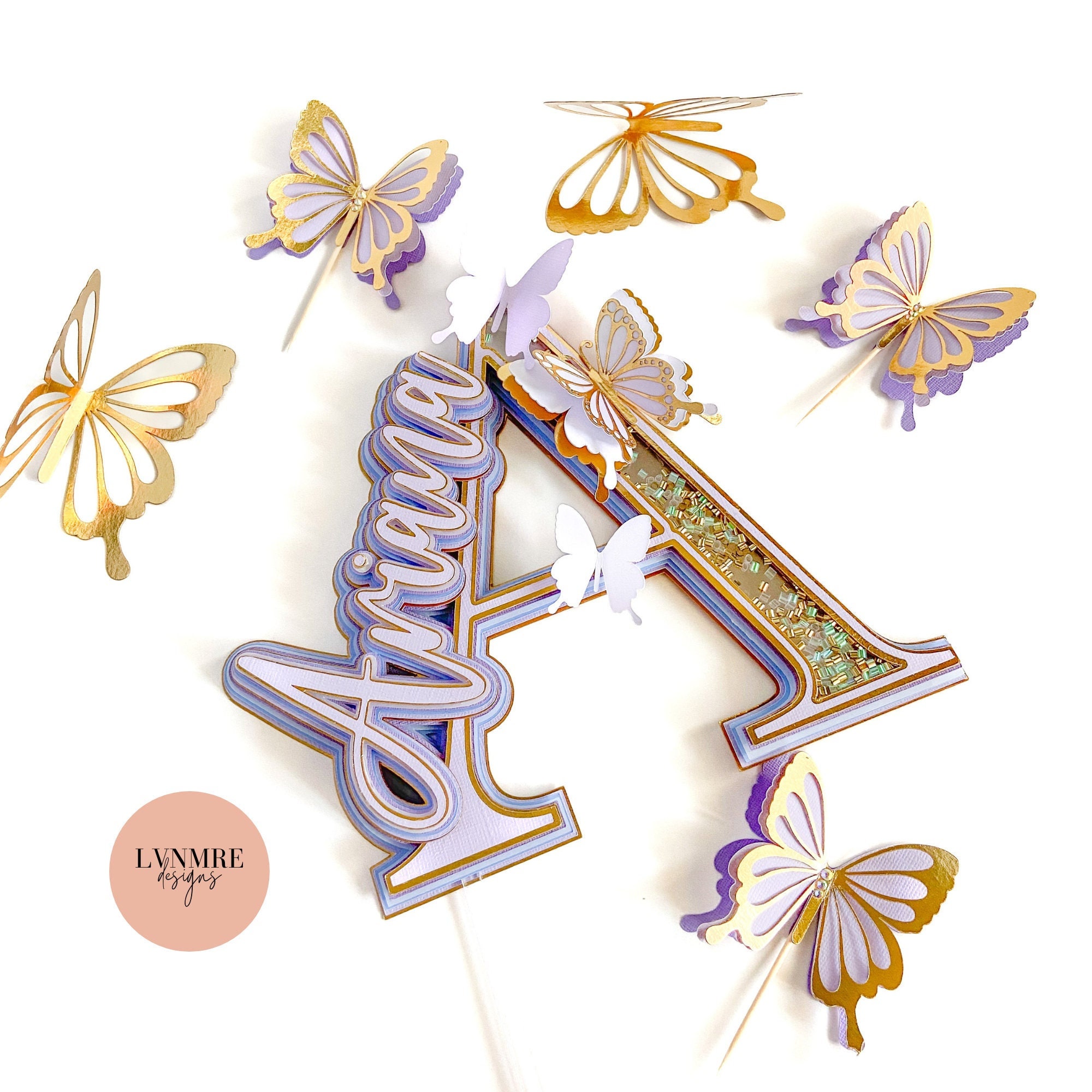 Butterfly Cake Topper Butterfly Cake Decor Butterfly - Etsy