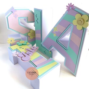 Custom 3D Letters, Personalized 3D Letters, 3D Letters Room Decor, 3D ...