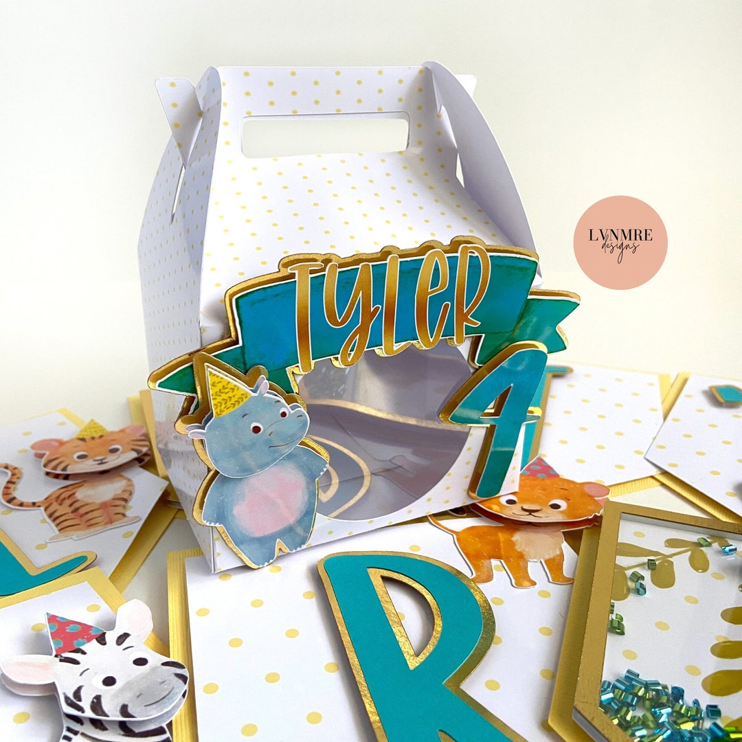 Party Animal Party Favor Boxes, Party Animal Gable Boxes, Party Animal ...