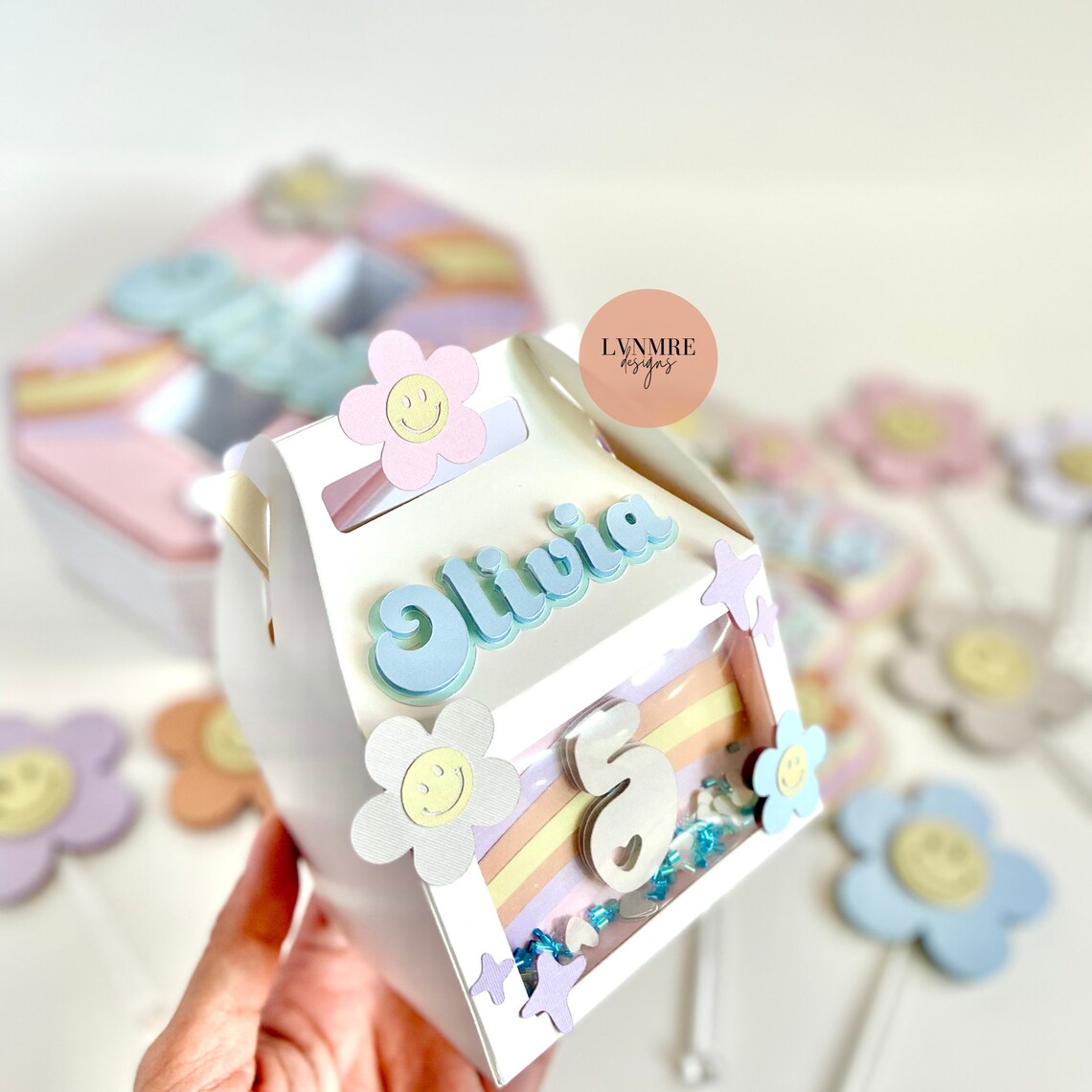 Smiley Face Party Boxes Smiley Face Party Favor Boxes Smiley - Etsy