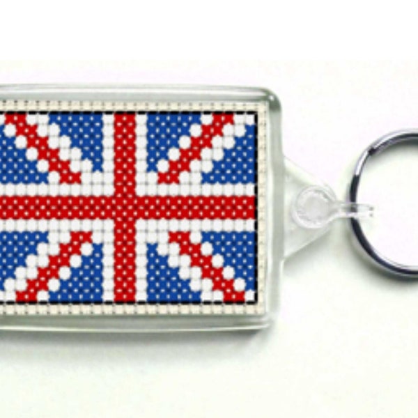 Cross Stitch Keyring - Etsy Australia